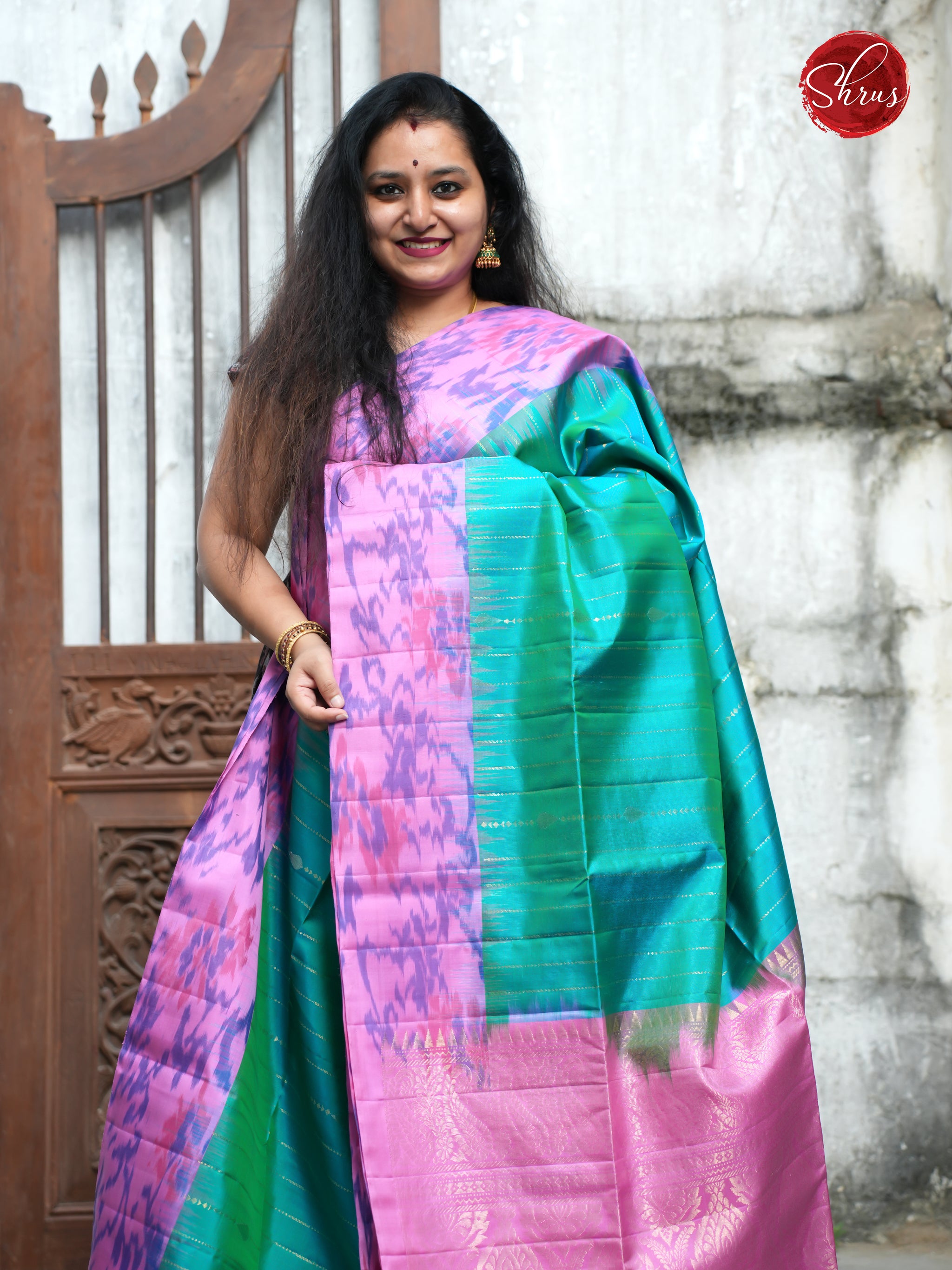 Green & Pink- Soft Silk