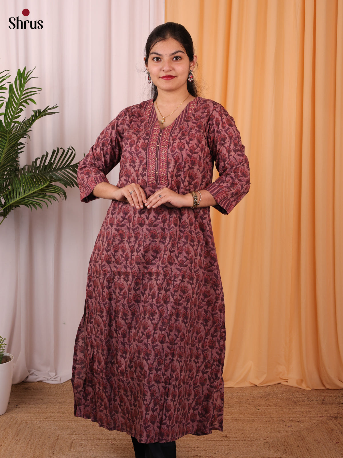 Onion Pink - Readymade Kurti