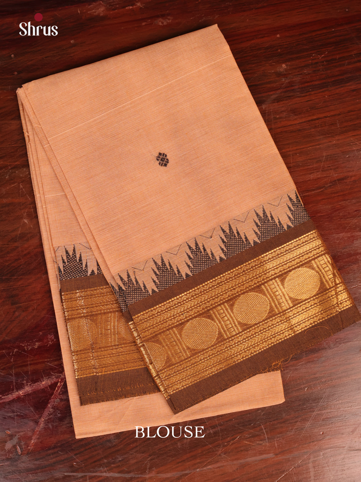 Dusty Brown & Brown- Blouse Bit