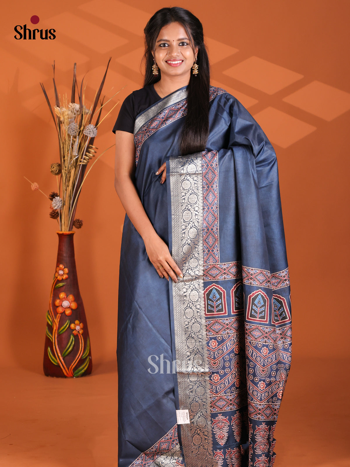 Blue - Semi Modal Saree