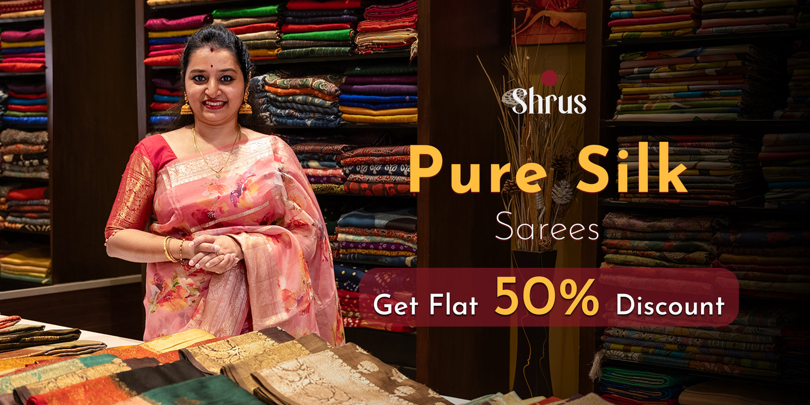 Authentic Kanchipuram Silk|Silk Cotton Sarees Online|SHRUS